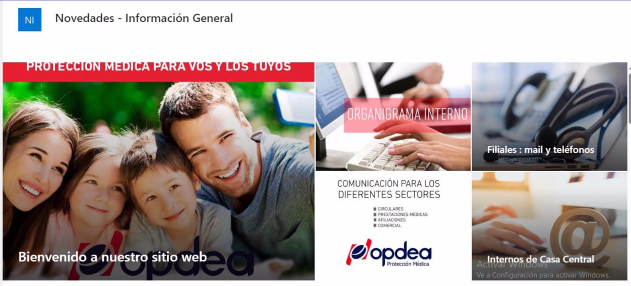 INFORMACION INTERNA DE OPDEA